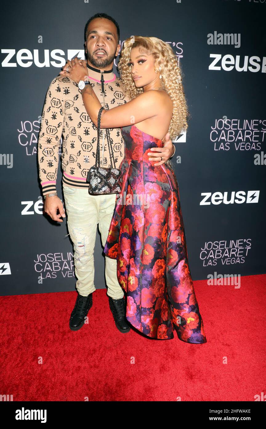 Balistic Beats and Joseline Hernandez Attend Zeus Network Hosts Las ...