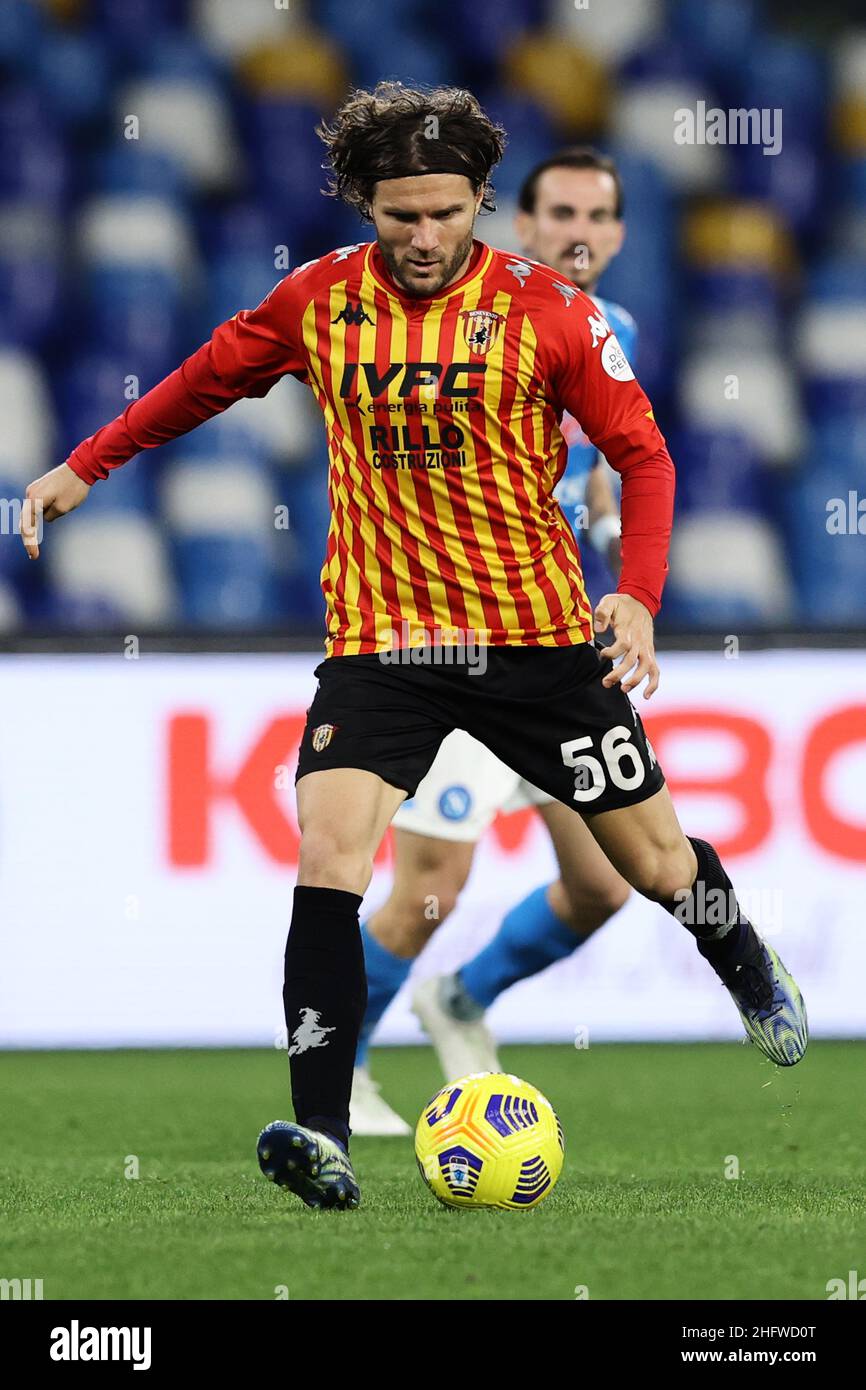 Alessandro Garofalo/LaPresse February 28, 2021 Naples, Italy sport soccer Napoli vs Benevento ...