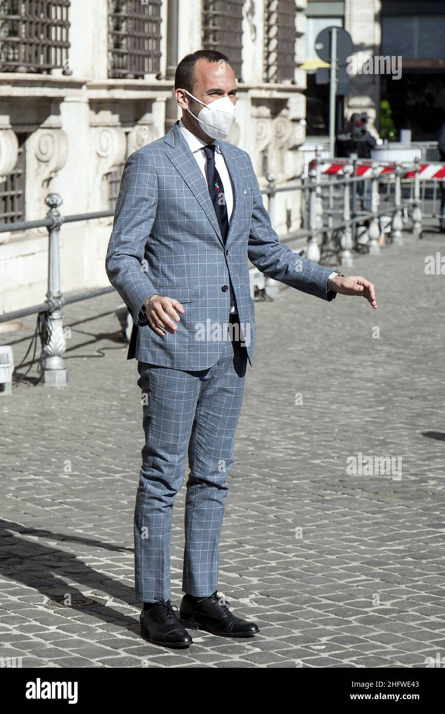 Roberto Monaldo / LaPresse 01-03-2021 Rome (Italy) Chigi palace - Oath ...