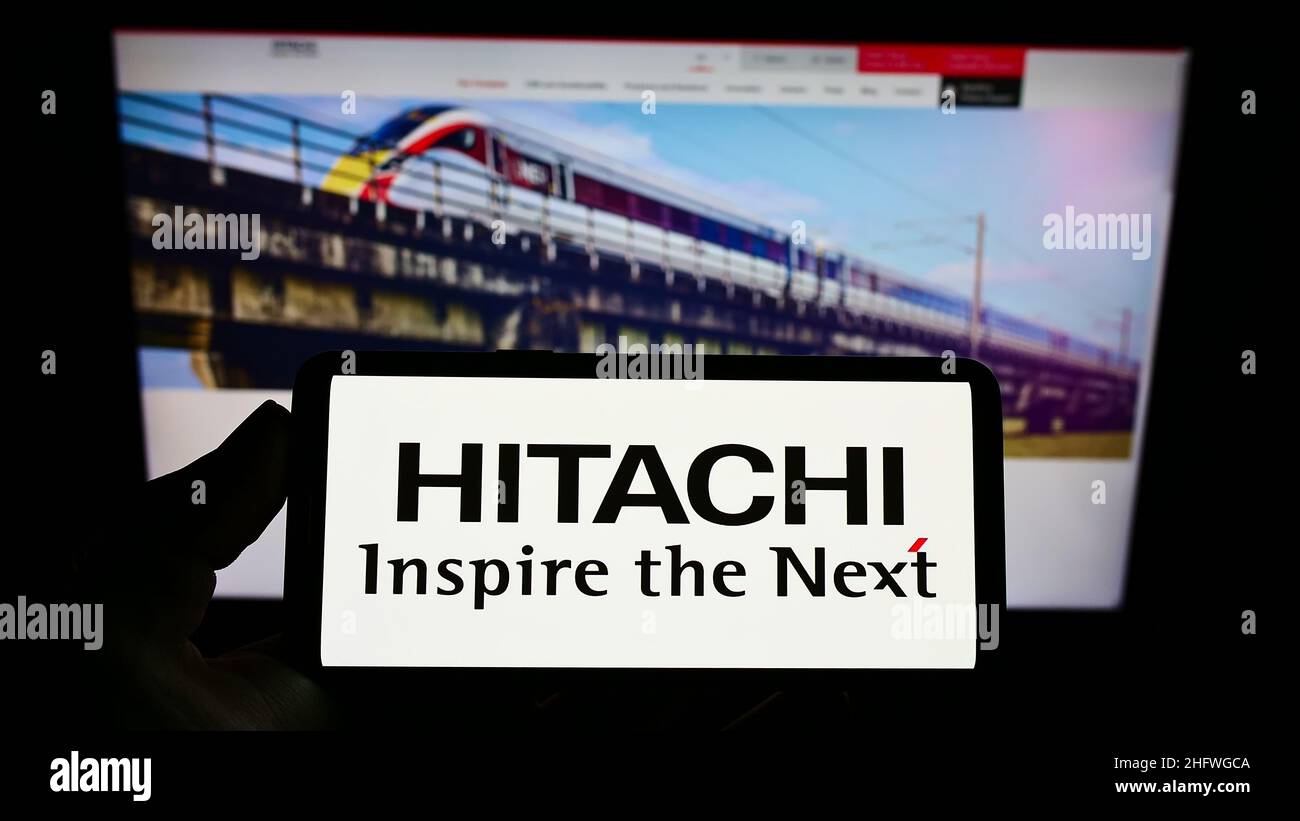 Hitachi logo hi-res stock photography and images - Alamy