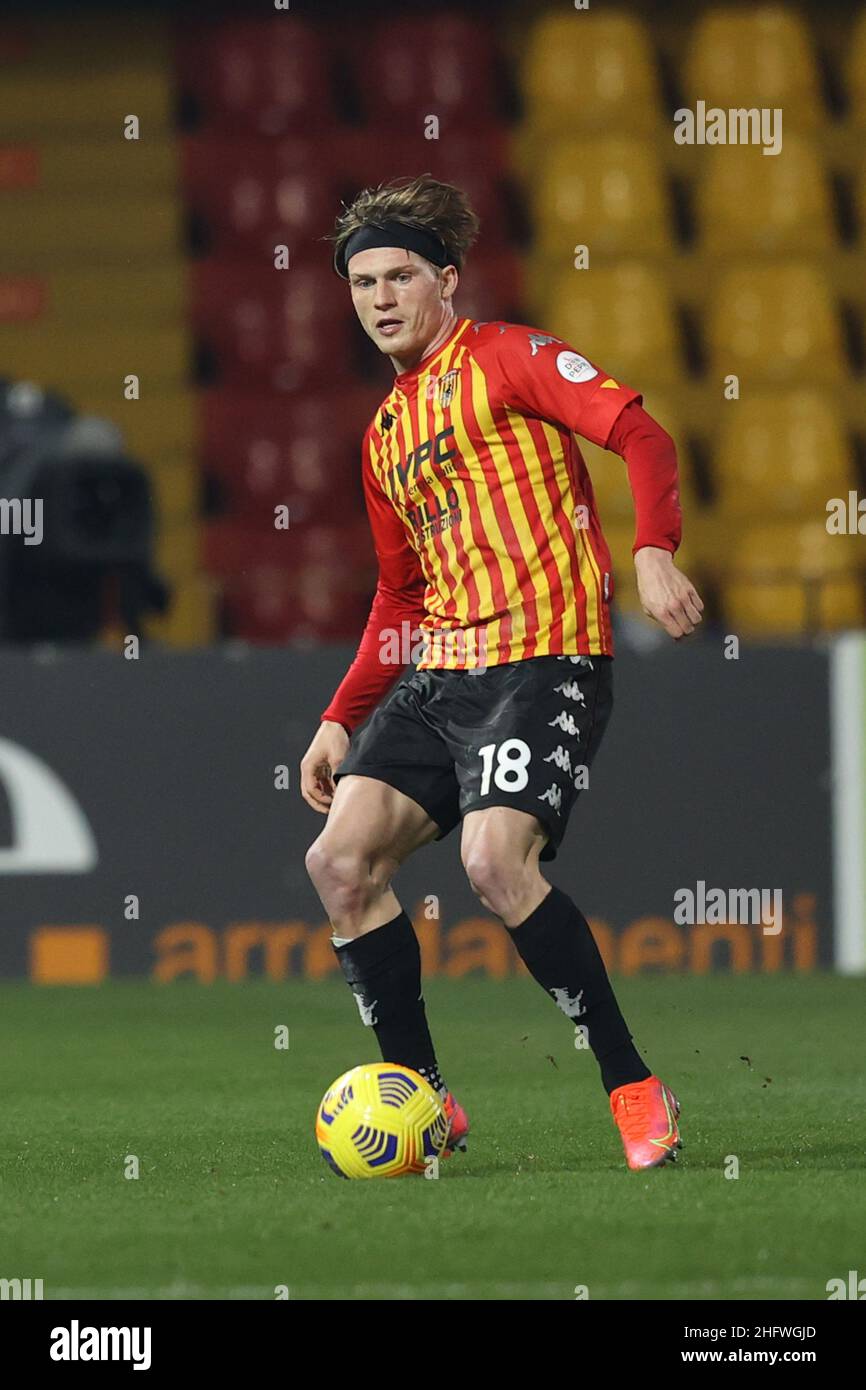 Alessandro Garofalo/LaPresse March 03, 2021 Benevento, Italy sport soccer Benevento vs Hellas ...