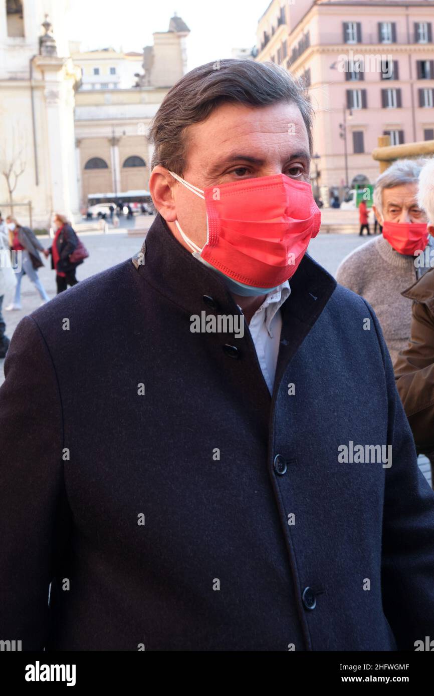 Mauro Scrobogna /LaPresse March 04, 2021 Rome, Italy News Flash mob ...