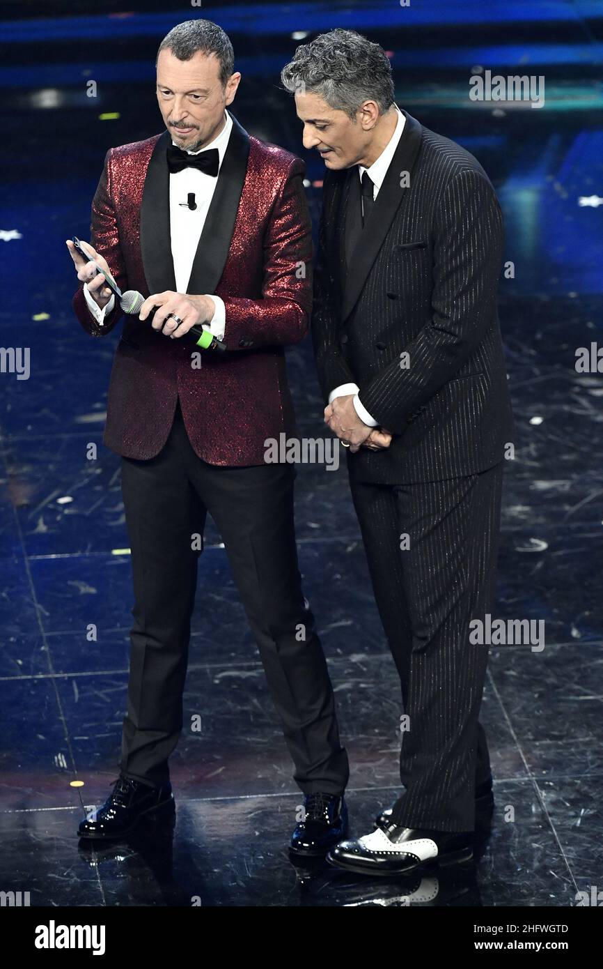 Matteo Rasero/LaPresse March 04, 2021 Sanremo, Italy Entertainment ...