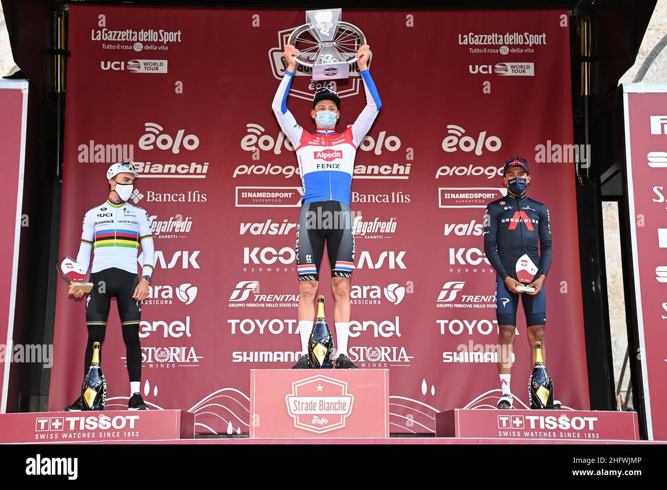 Mathieu van der poel podium hi-res stock photography and images - Alamy