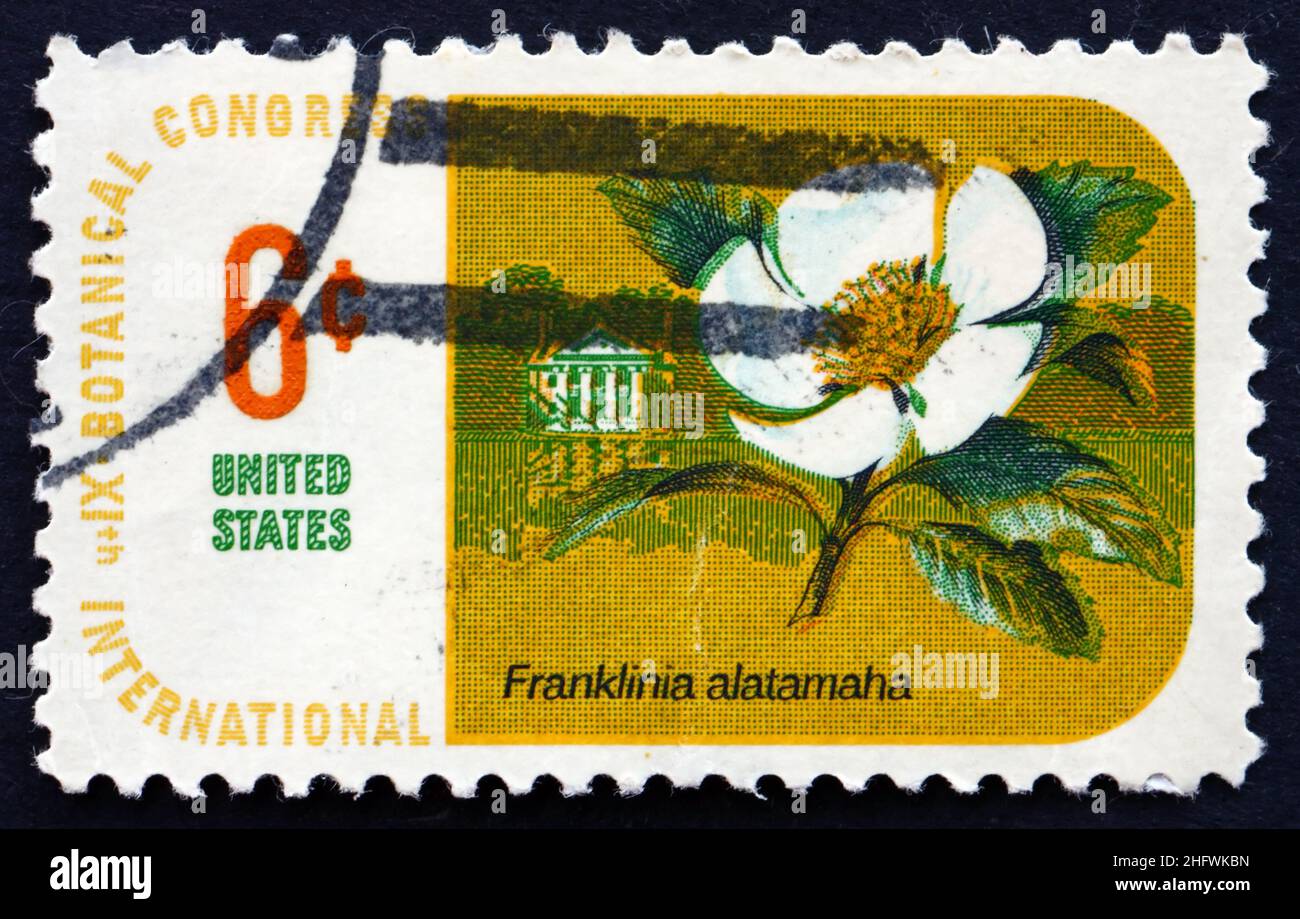 UNITED STATES OF AMERICA - CIRCA 1969: a stamp printed in the USA shows ...