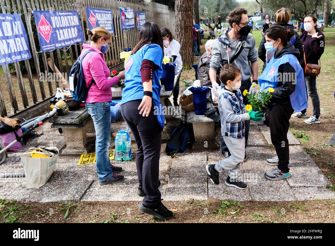 Mauro Scrobogna /LaPresse March 13, 2021 Rome, Italy News Retake Rome ...