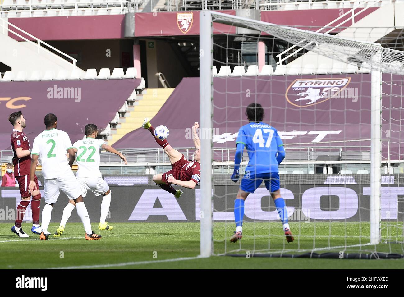 LaPresse - Fabio Ferrari March 17, 2021 Turin, Italy sport soccer ...