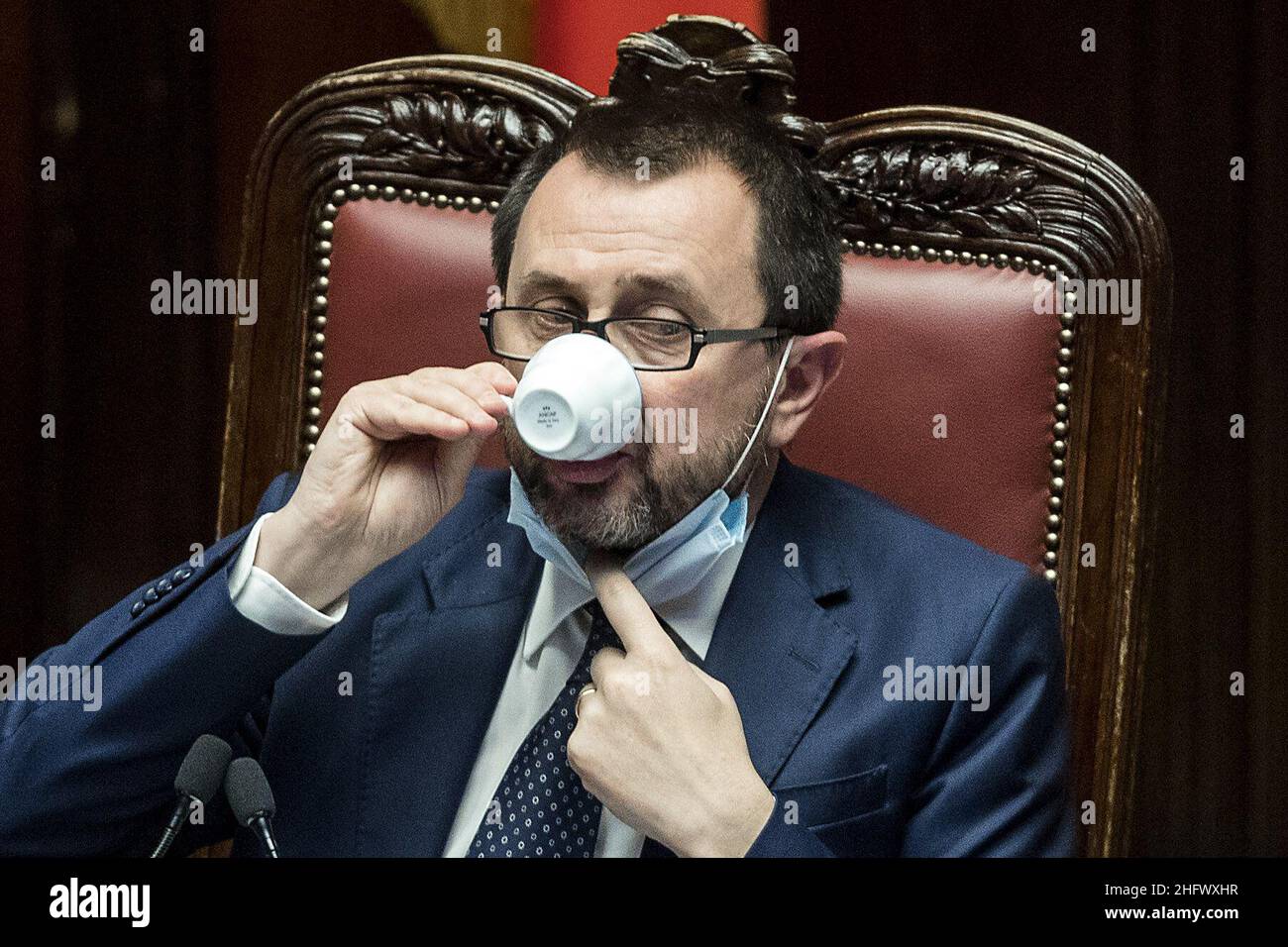 Roberto Monaldo / LaPresse 17-03-2021 Rome (Italy) Chamber of Deputies ...