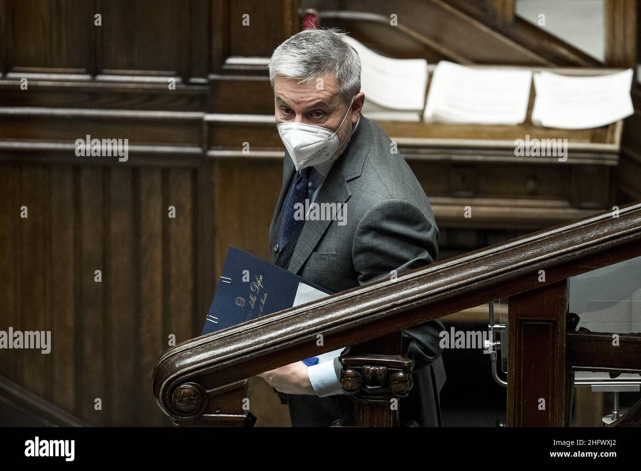 Roberto Monaldo / LaPresse 17-03-2021 Rome (Italy) Chamber of Deputies ...