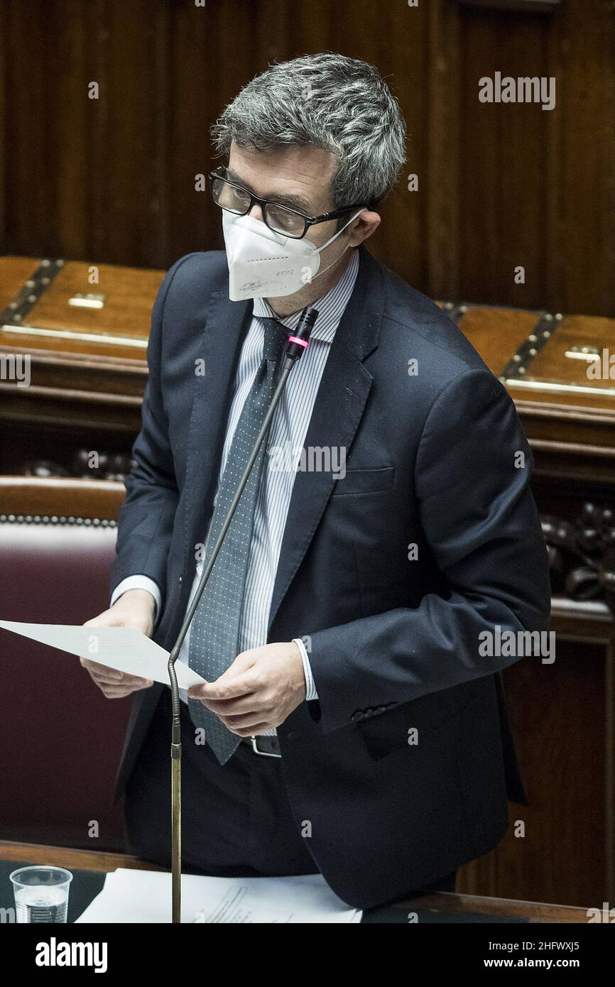 Roberto Monaldo / LaPresse 17-03-2021 Rome (Italy) Chamber of Deputies ...