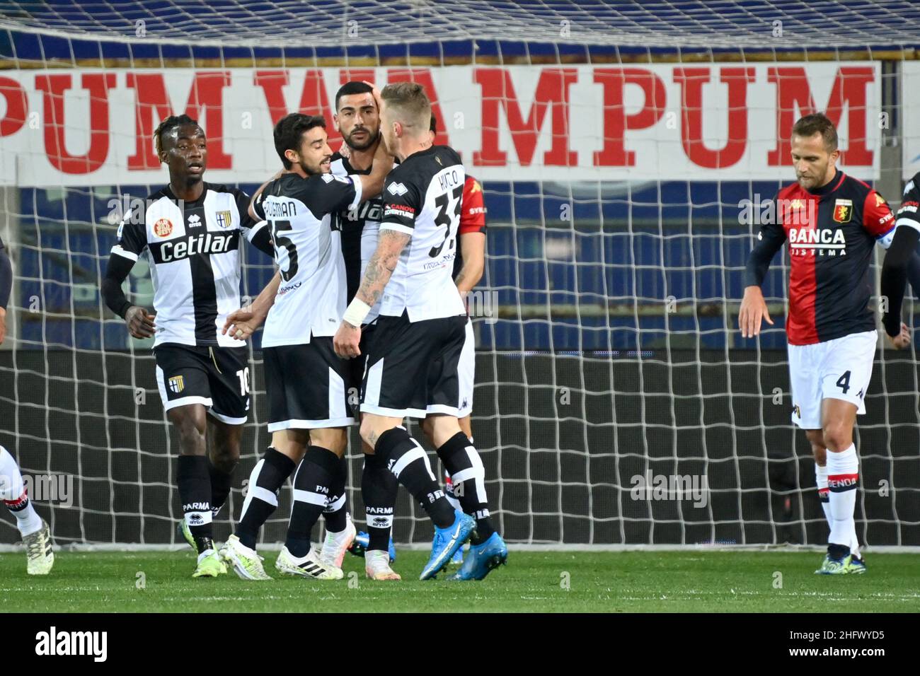 Massimo Paolone/LaPresse March 19, 2021 Parma, Italy sport soccer Parma ...
