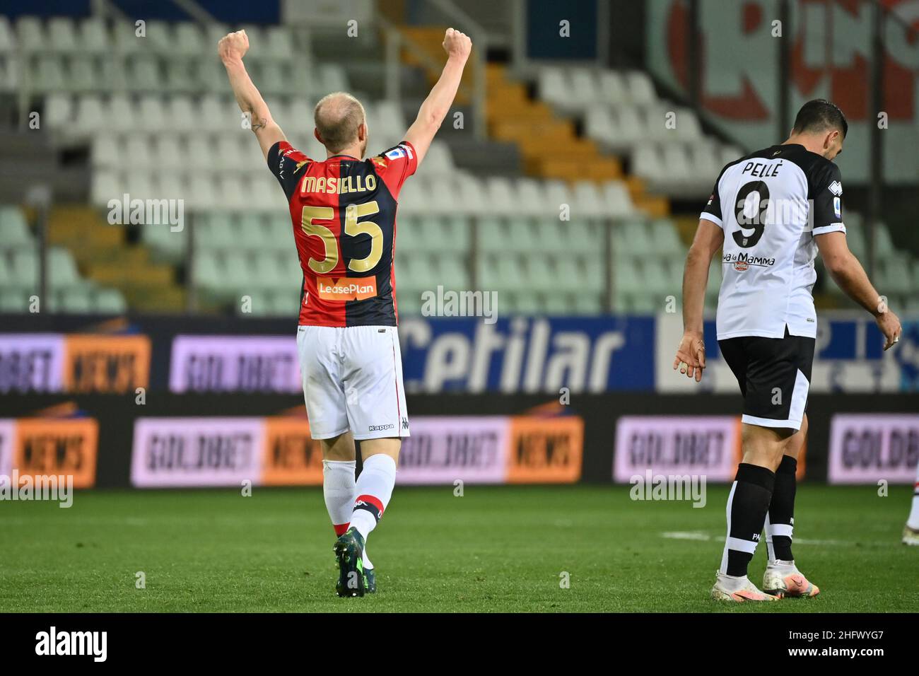 Massimo Paolone/LaPresse March 19, 2021 Parma, Italy sport soccer Parma ...