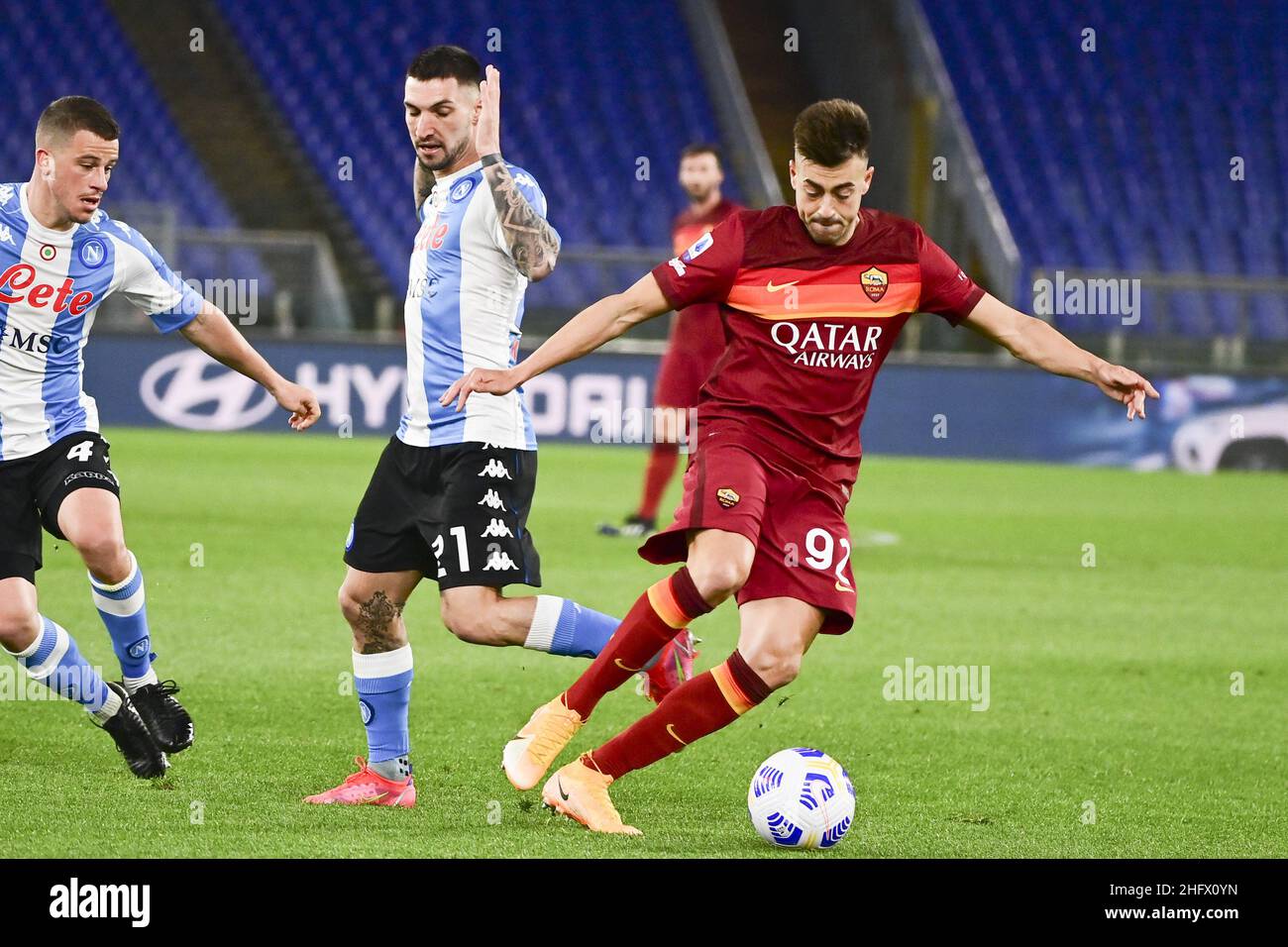 Luciano Rossi/ AS Roma/ LaPresse 21/03/2021 Rome (Italy) Sport Soccer ...