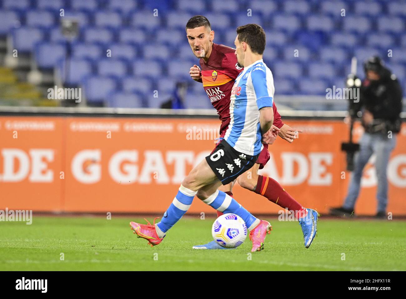Fabio Rossi/AS Roma/LaPresse 21/03/2021 Rome (Italy) Sport Soccer Roma ...