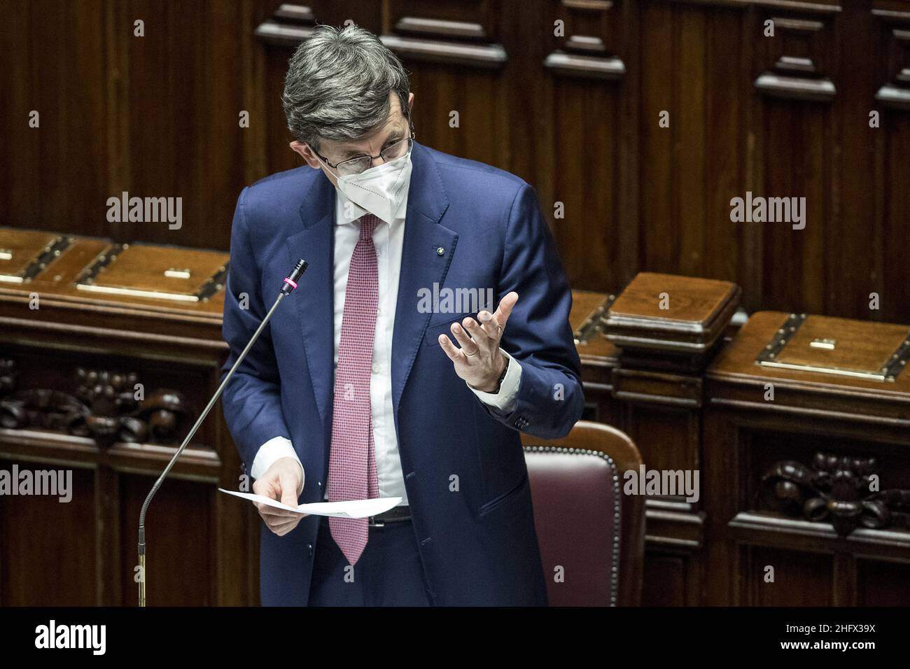 Roberto Monaldo / LaPresse 31-03-2021 Rome (Italy) Chamber of Deputies ...