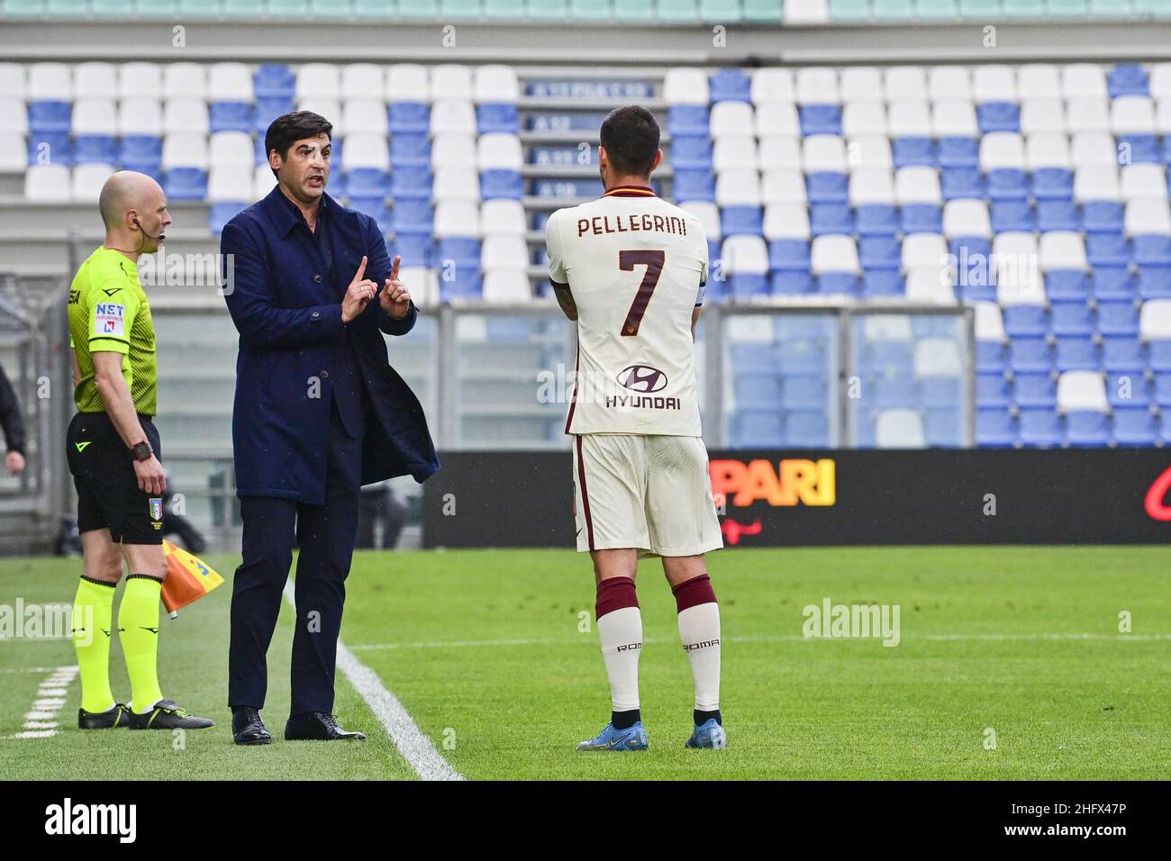 Fabio Rossi/AS Roma/LaPresse 03/04/2021 Reggio Emilia (Italy) Sport ...