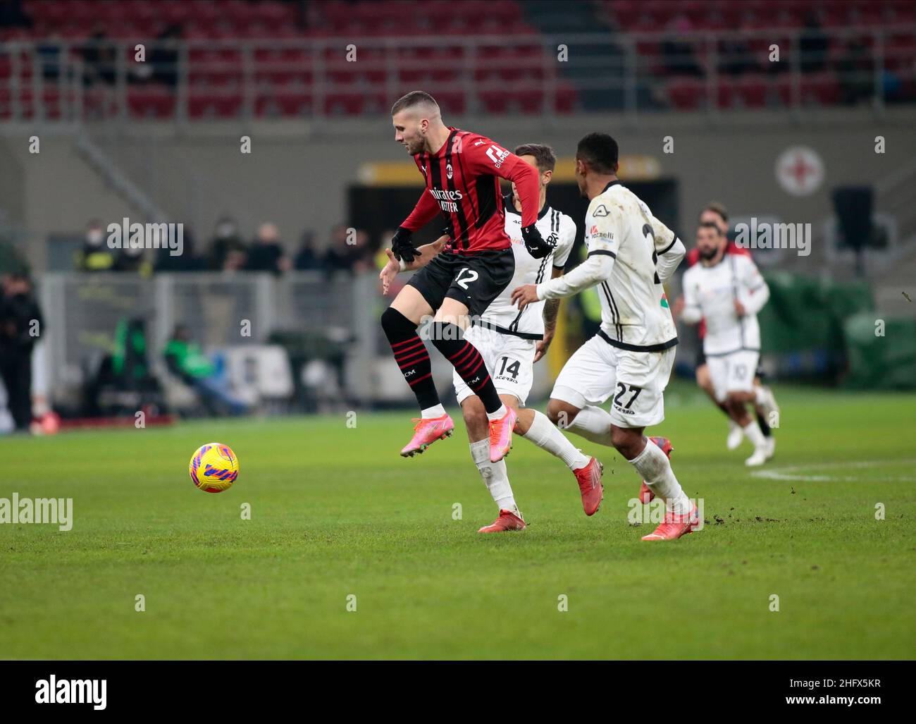 Ante Rebic (Ac Milan) during the Italian championship Serie A football ...