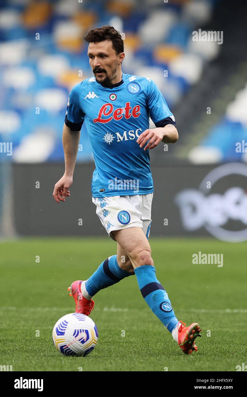 Alessandro Garofalo/LaPresse April 03, 2021 Naples, Italy sport soccer ...