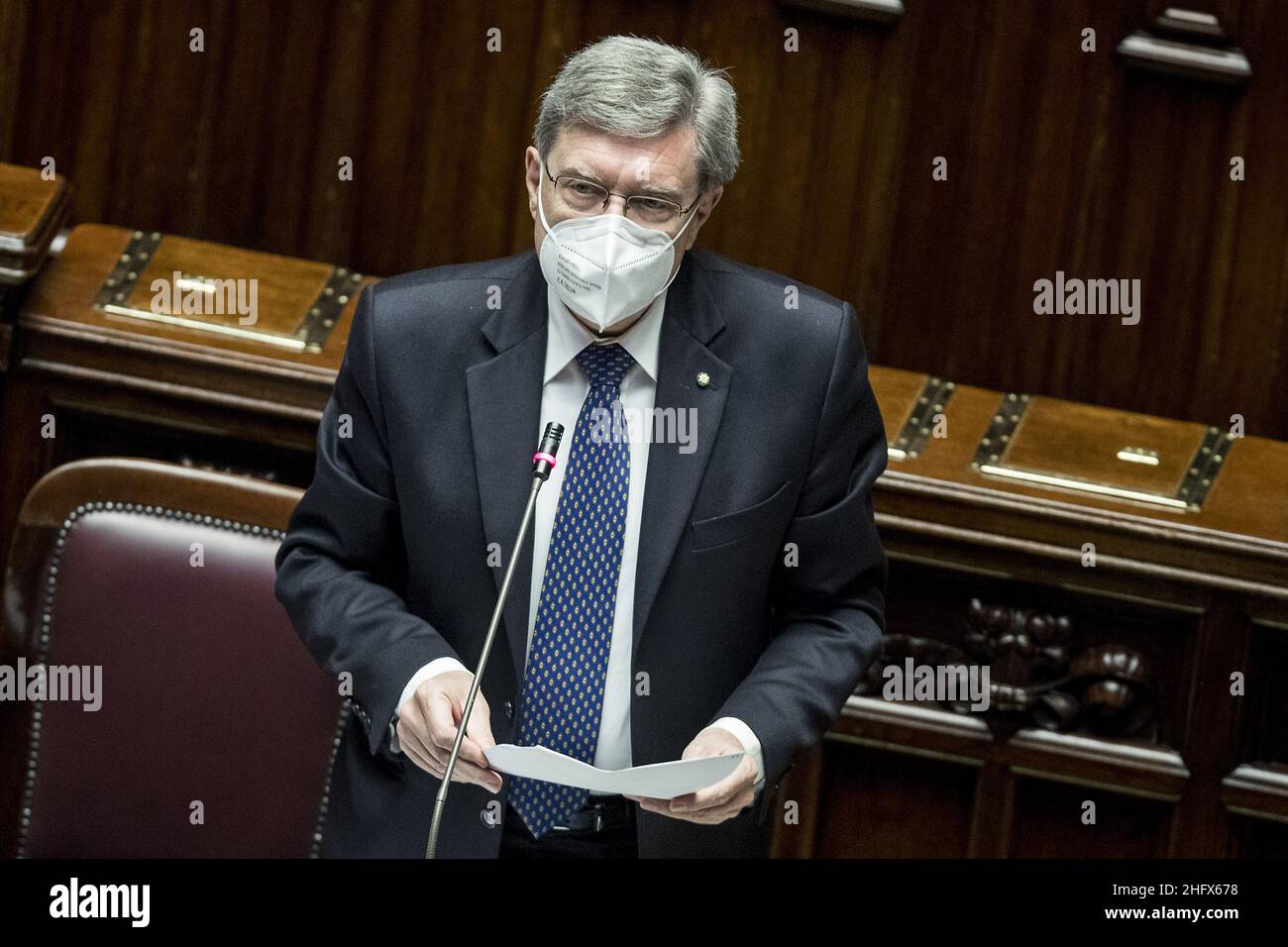 Roberto Monaldo / LaPresse 07-04-2021 Rome (Italy) Chamber of Deputies ...