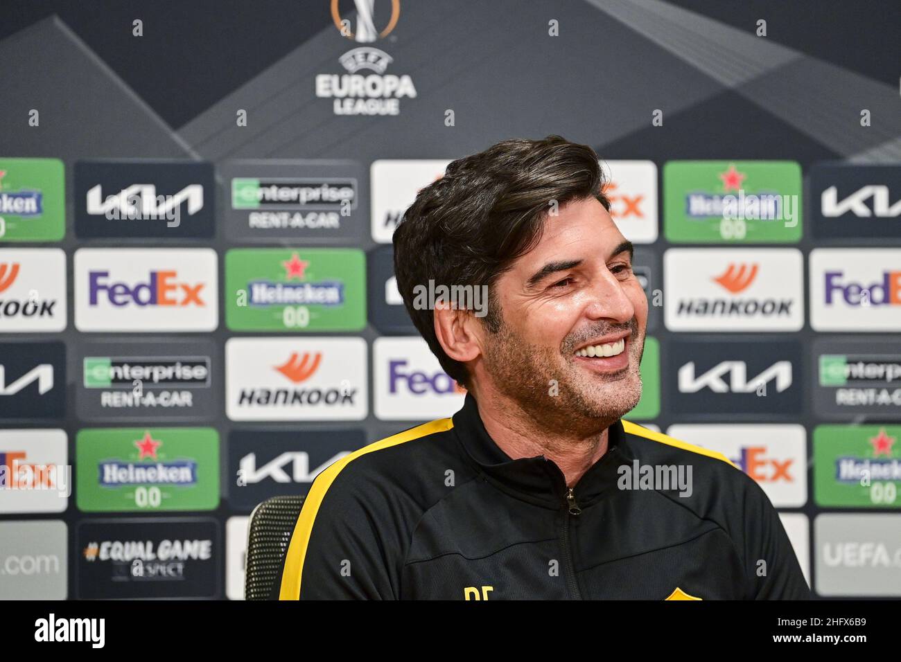 Fabio Rossi/AS Roma/LaPresse 07/04/2021 Amsterdam (NDL) Sport Soccer ...