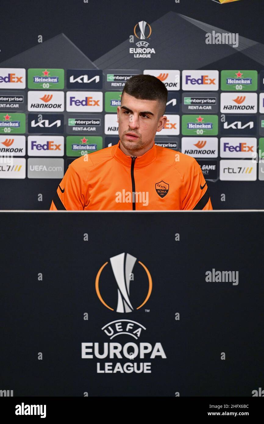 Fabio Rossi/AS Roma/LaPresse 07/04/2021 Amsterdam (NDL) Sport Soccer ...