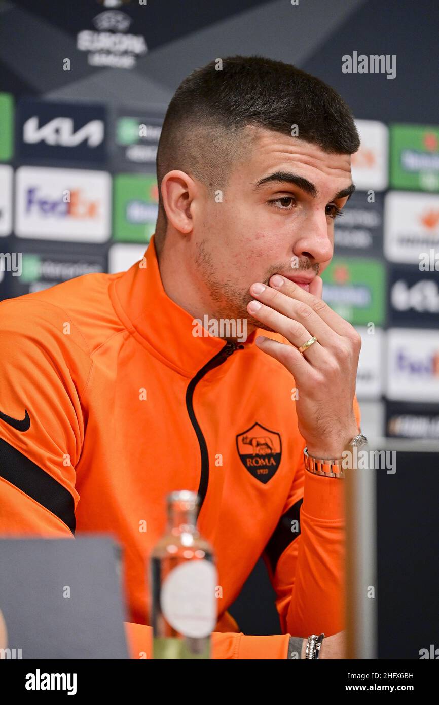 Fabio Rossi/AS Roma/LaPresse 07/04/2021 Amsterdam (NDL) Sport Soccer ...