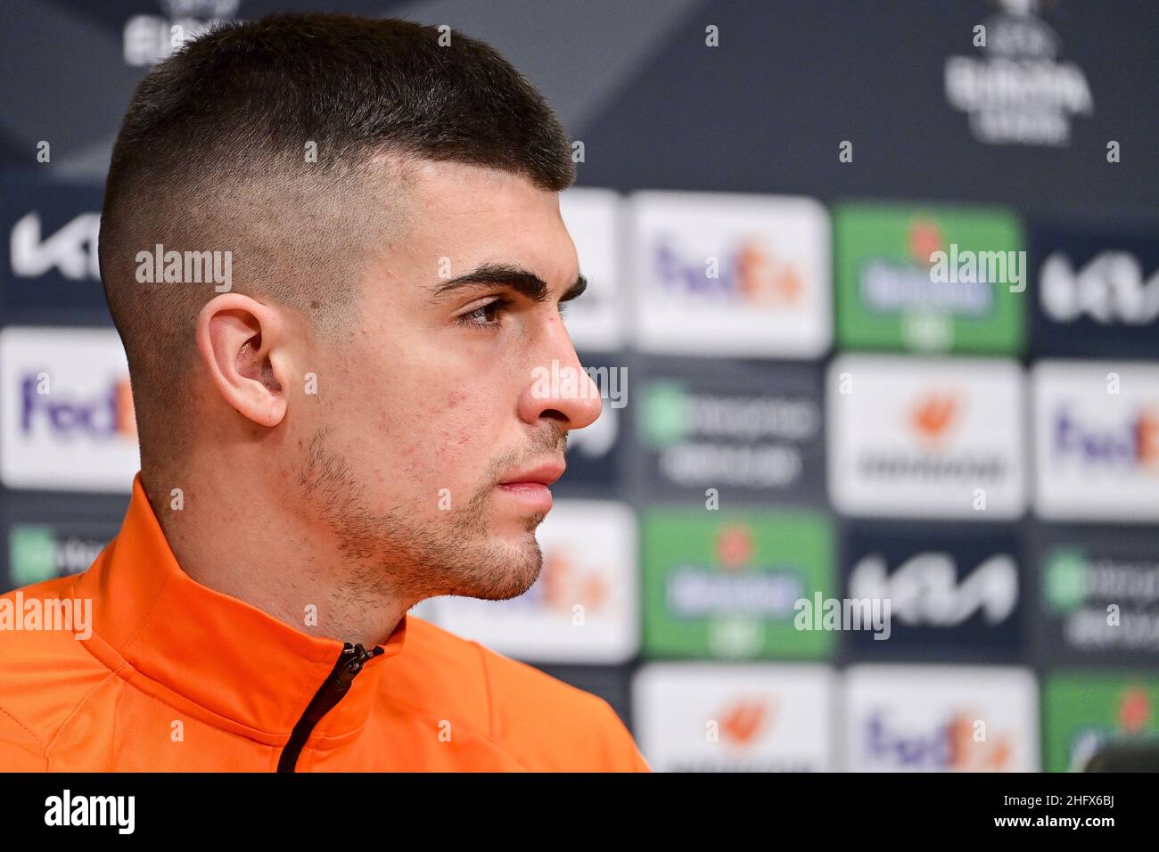 Fabio Rossi/AS Roma/LaPresse 07/04/2021 Amsterdam (NDL) Sport Soccer ...