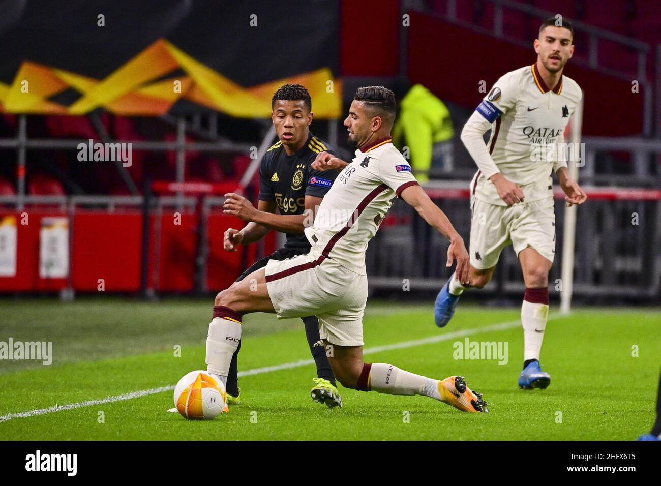 Fabio Rossi/AS Roma/LaPresse 08/04/2021 Amsterdam (NLD)) Sport Soccer ...