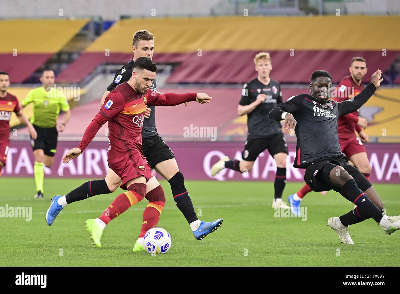 Luciano Rossi/ AS Roma/ LaPresse 11/04/2021 Rome (Italy) Sport Soccer ...