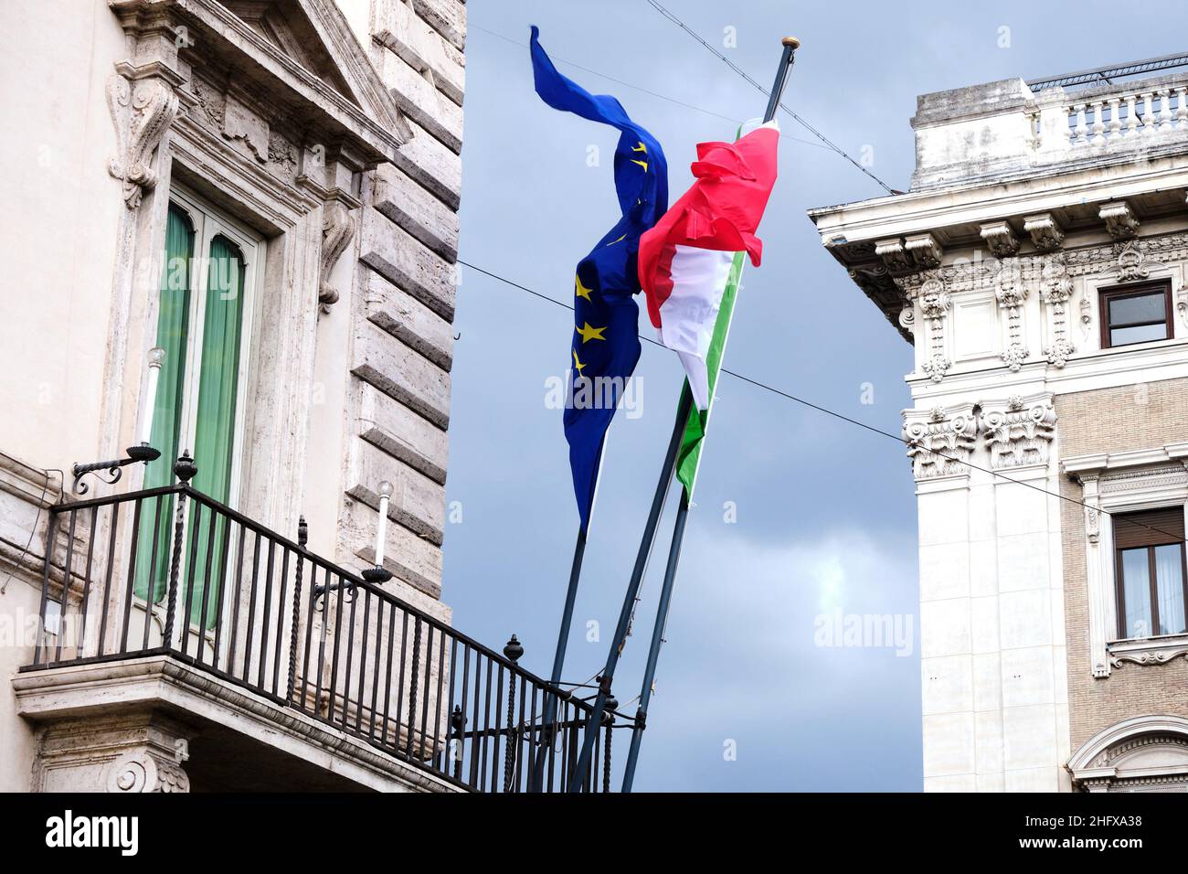 Mauro Scrobogna /LaPresse April 15, 2021 Rome, Italy Politics Palazzo ...