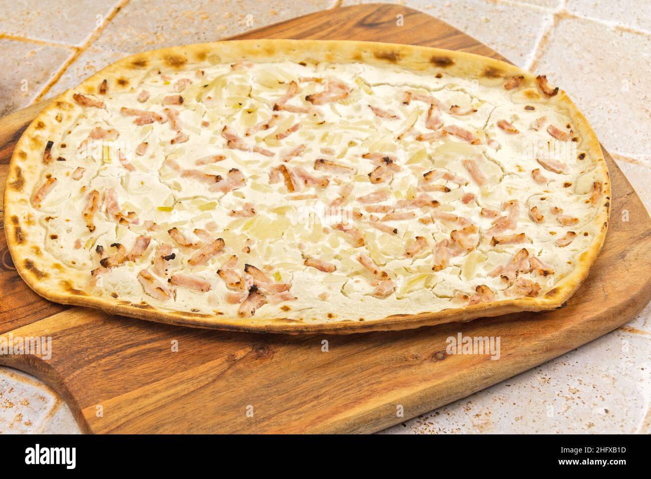Flamekueche hi-res stock photography and images - Alamy