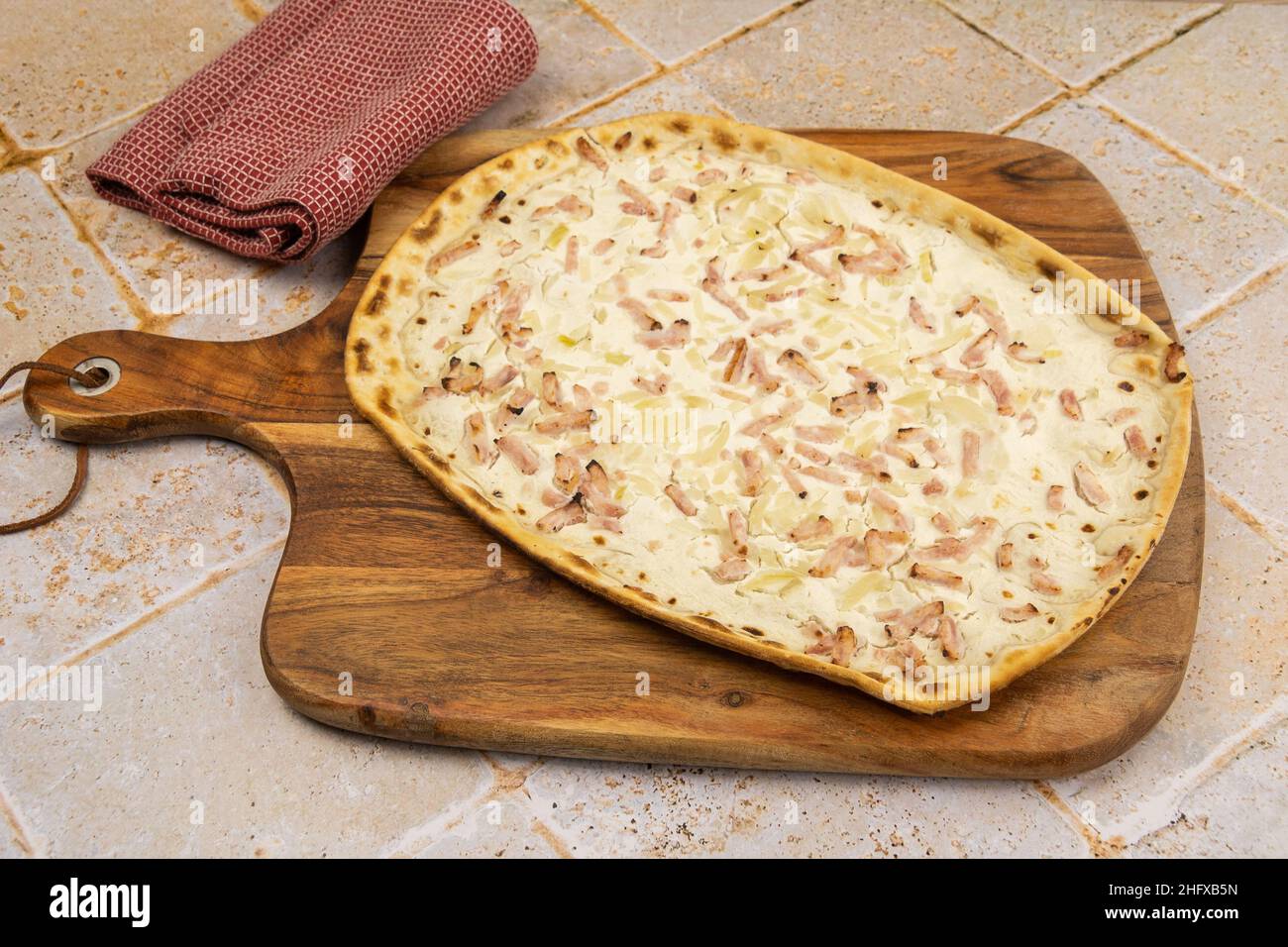 Flamekueche hi-res stock photography and images - Alamy