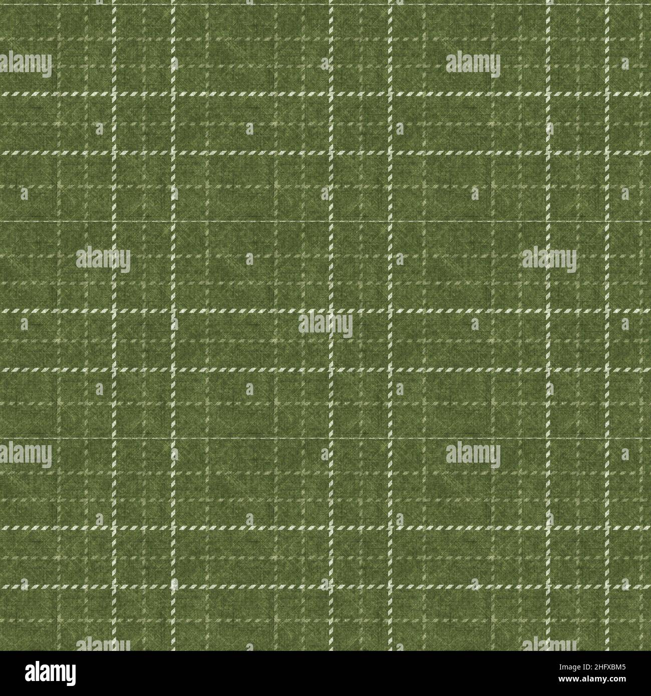 Muted green winter woven plaid texture. Seamless woolen scottish style ...