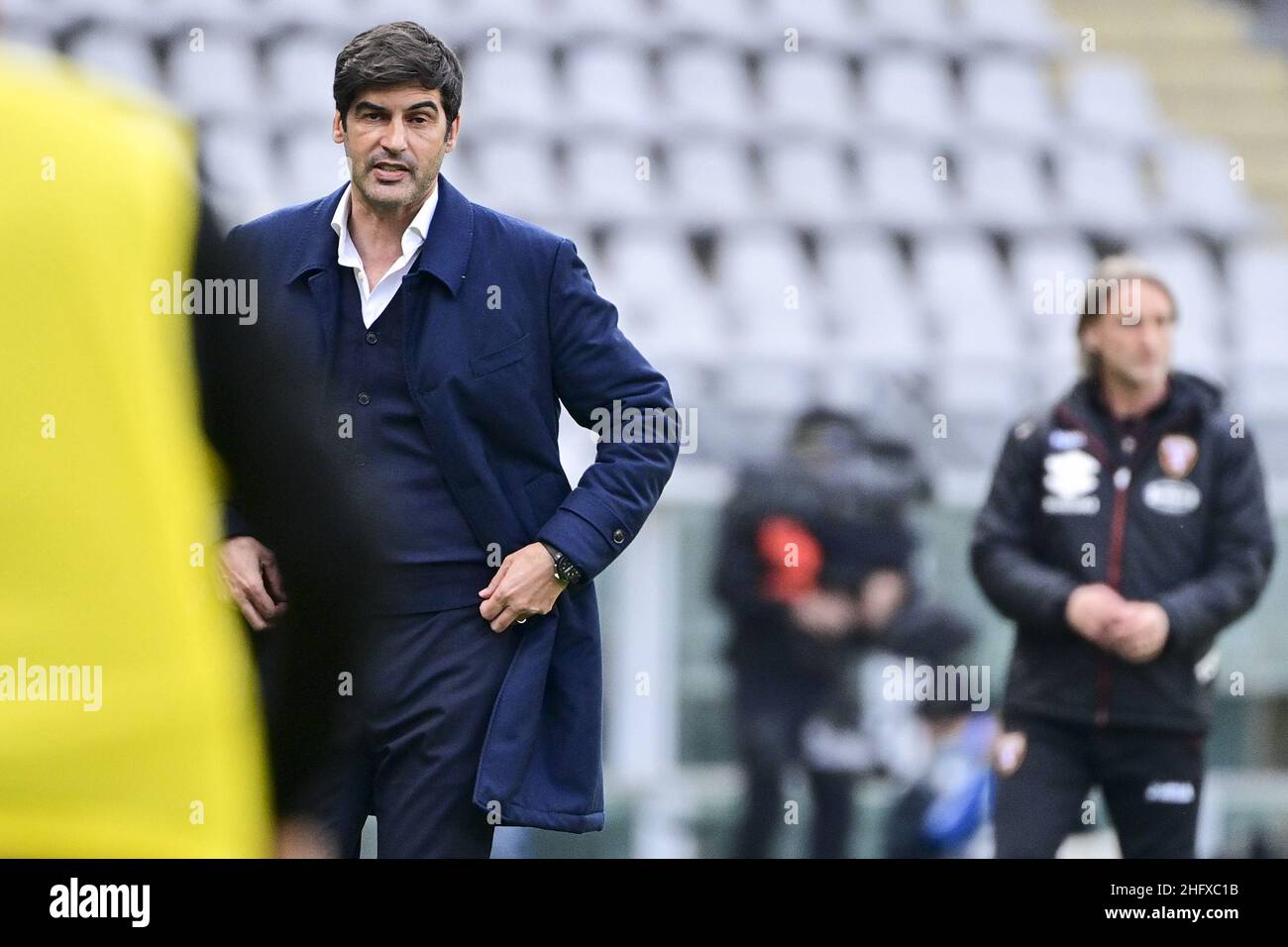 Fabio Rossi/AS Roma/LaPresse 18/04/2021 Turin (Italy) Sport Soccer ...