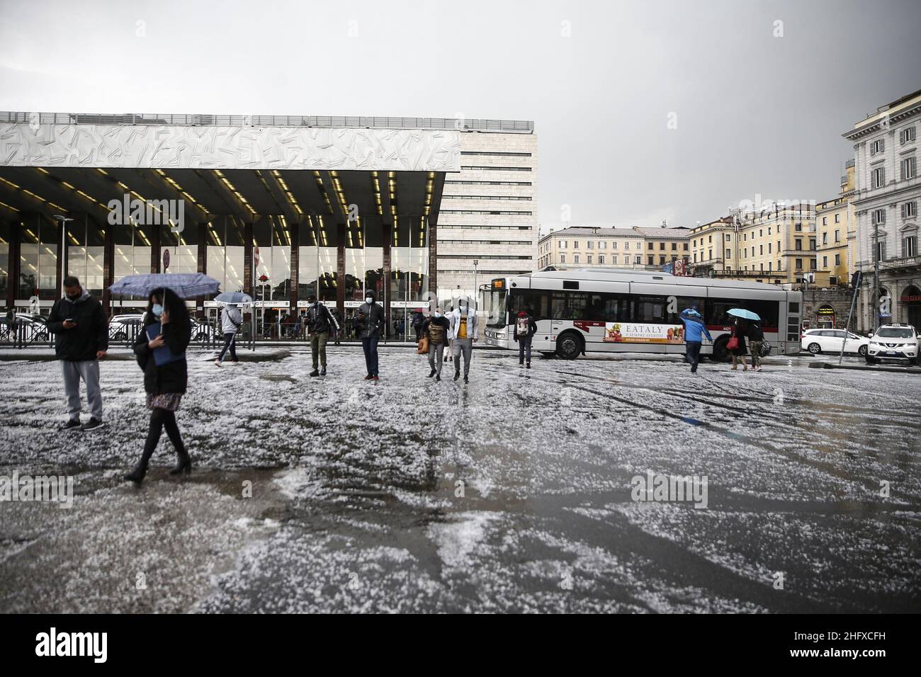 Cecilia Fabiano/ LaPresse April 19 , 2021 Roma (Italy) News : Violent ...