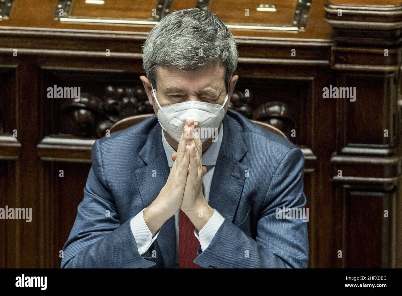 Roberto Monaldo / LaPresse 21-04-2021 Rome (Italy) Chamber of Deputies ...