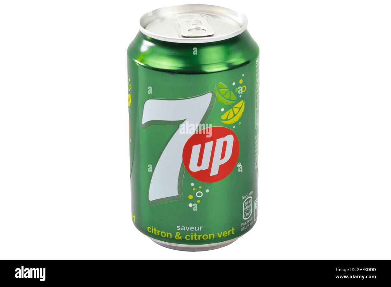 box of seven up on a white background Stock Photo - Alamy