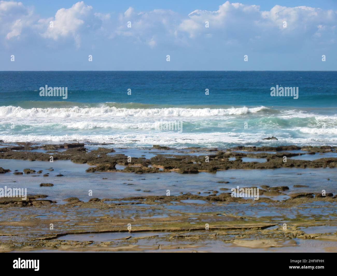 The remote coastline of Sodwana Bay in northern KwaZulu Natal in South ...