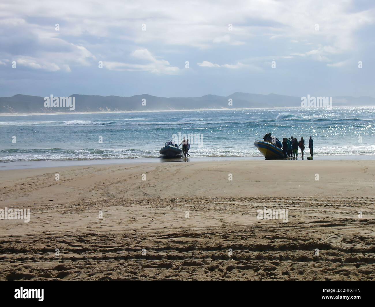 The remote coastline of Sodwana Bay in northern KwaZulu Natal in South ...