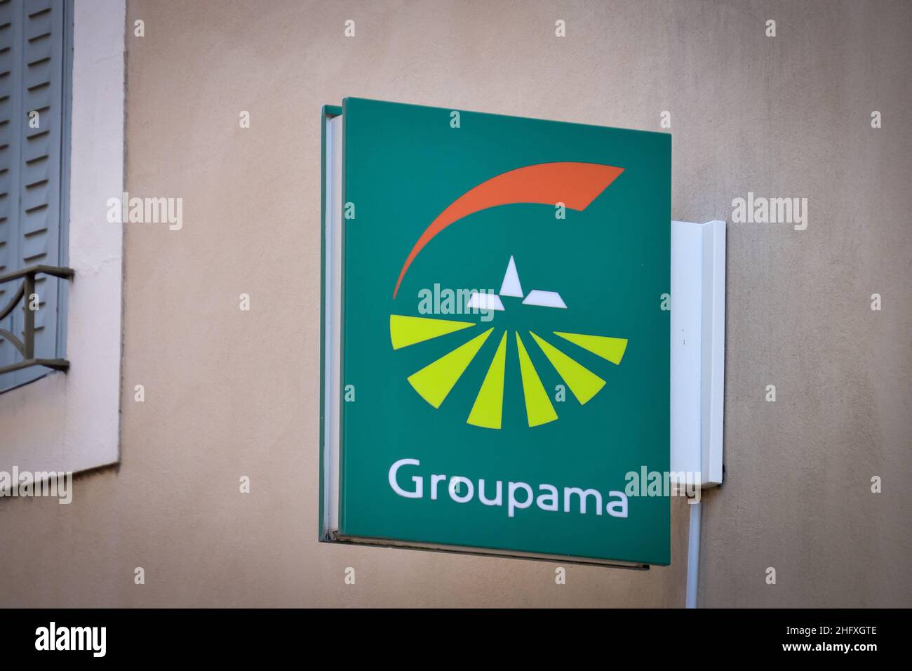 Groupama logo hi-res stock photography and images - Alamy