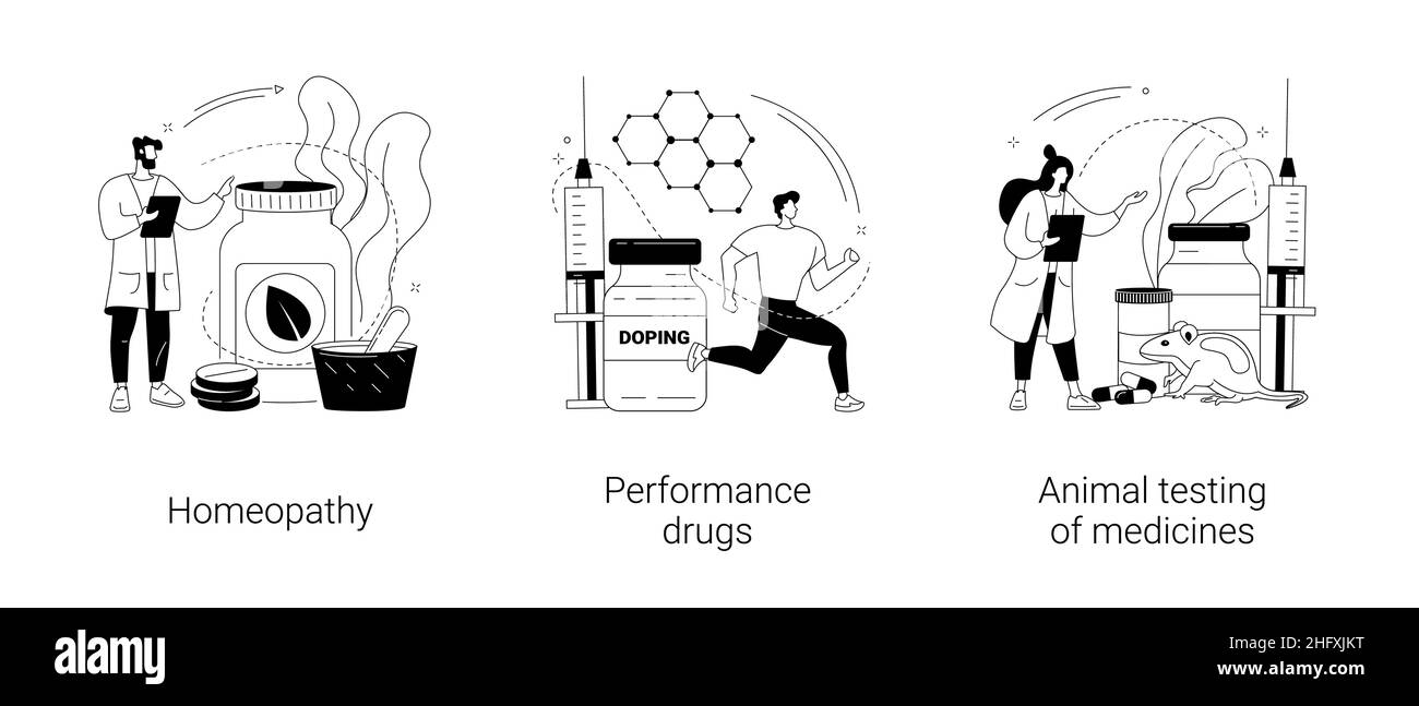 Pharmaceutical business abstract concept vector illustrations Stock ...