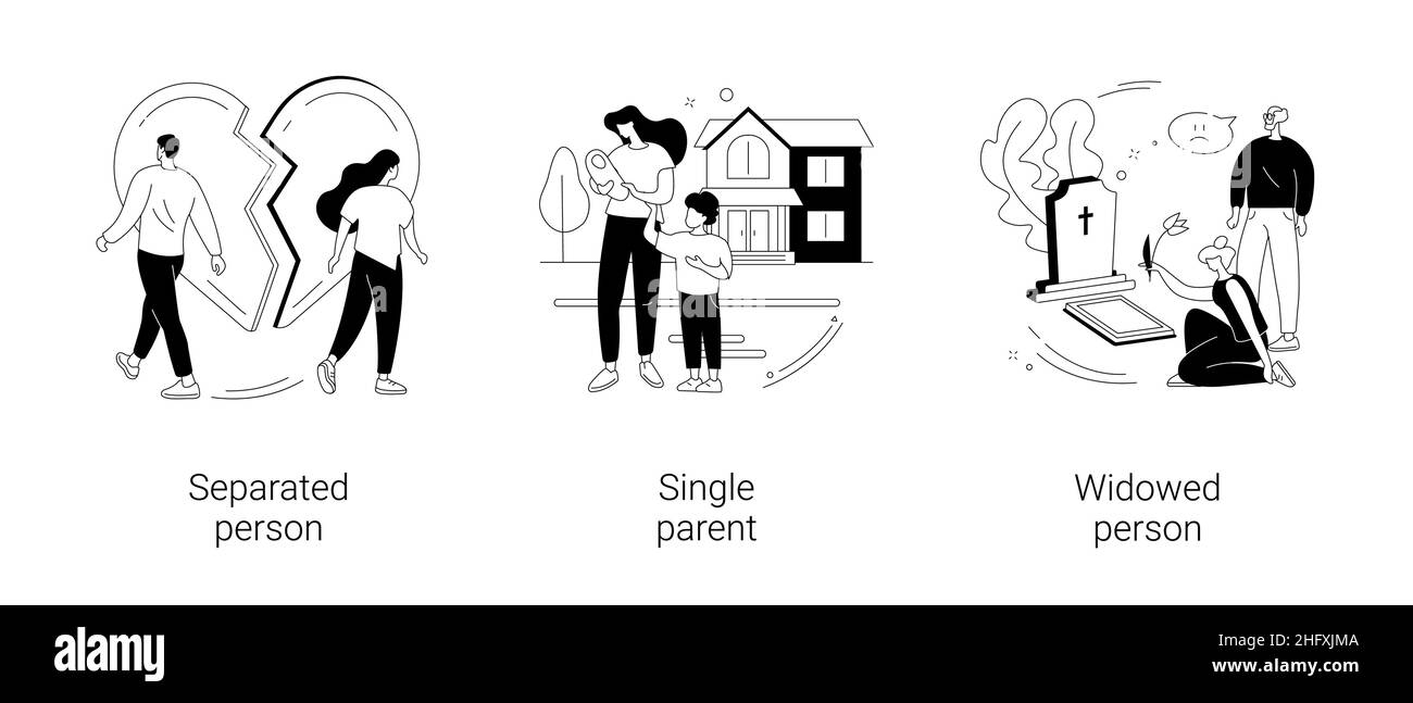 Marital status single Stock Vector Images - Alamy