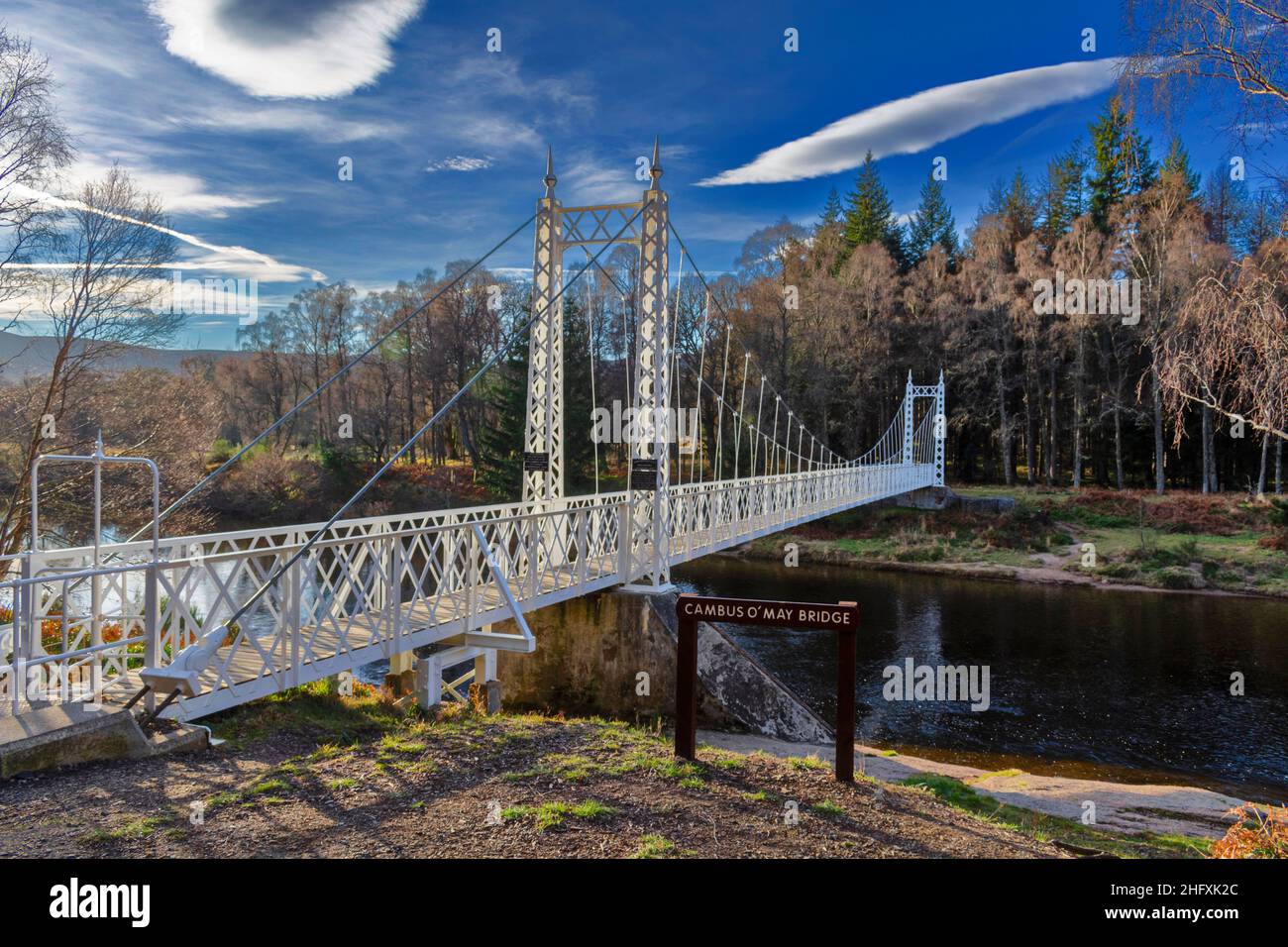CAMBUS O MAY ROYAL DEESIDE ABERDEENSHIRE SCOTLAND THE RESTORED WHITE ...