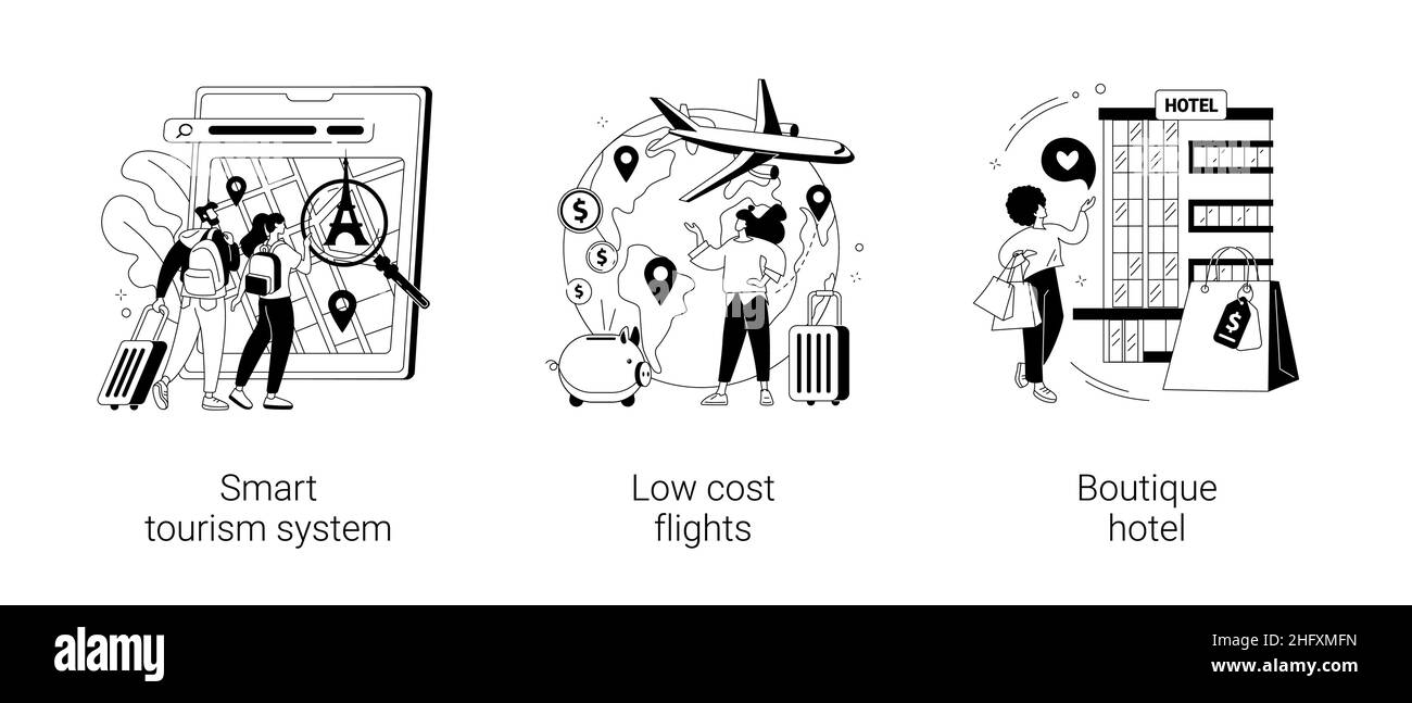 Travel experience abstract concept vector illustrations Stock Vector ...