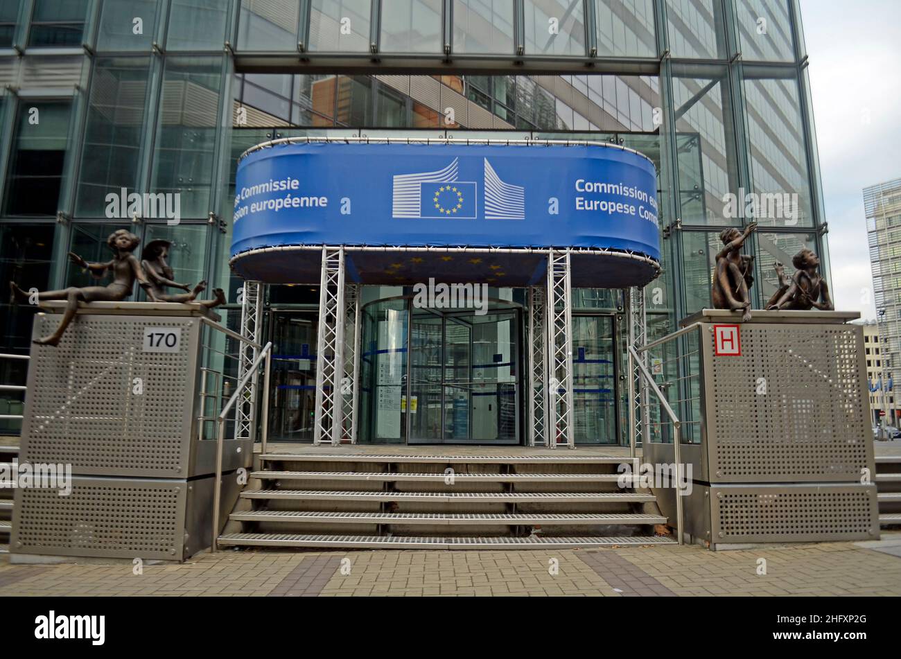 The European Commission Building in Brussels, Belgium Stock Photo - Alamy