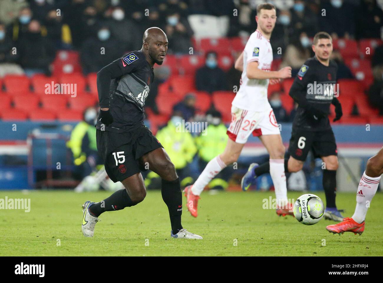 Danilo Pereira of PSG during the French championship Ligue 1 football ...