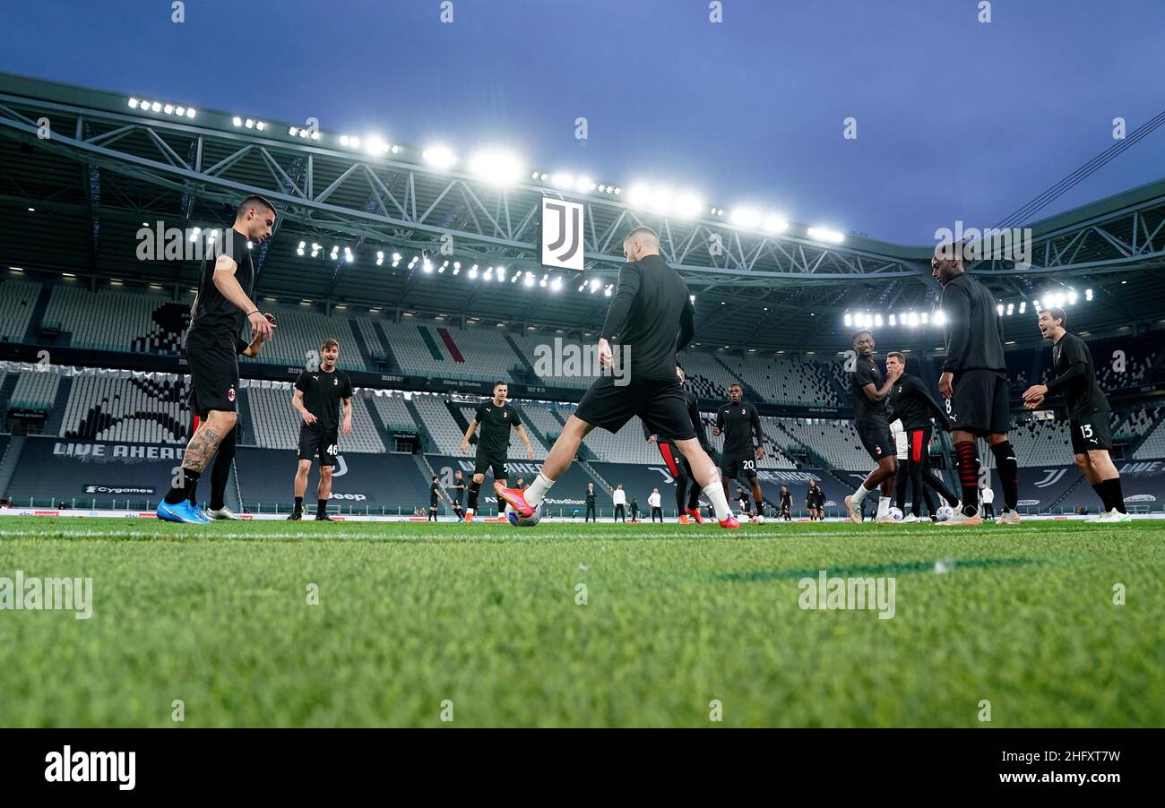 LaPresse - Spada May 9 , 2021 Turin ( Italy ) Sport Soccer A.C. Milan ...