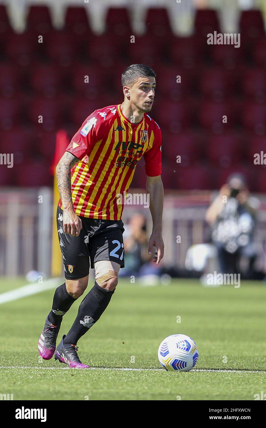 Alessandro Garofalo/LaPresse May 09, 2021 Benevento, Italy sport soccer Benevento vs Cagliari ...
