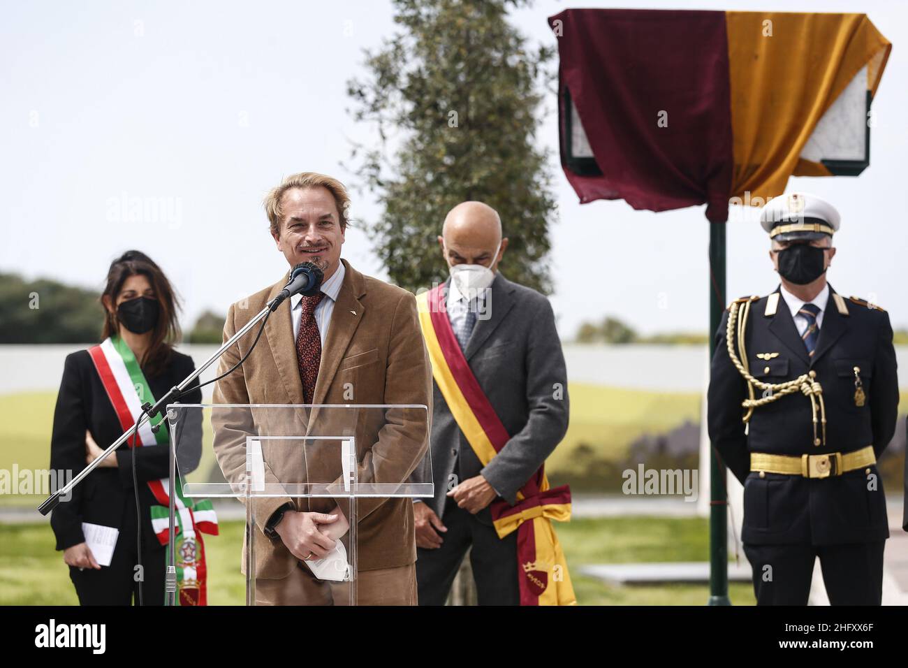 Cecilia Fabiano/ LaPresse May 11 , 2021 Roma (Italy) News : a square is ...
