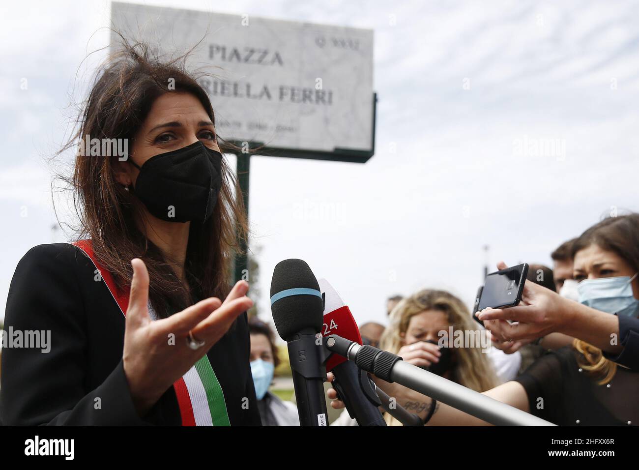 Cecilia Fabiano/ LaPresse May 11 , 2021 Roma (Italy) News : a square is ...
